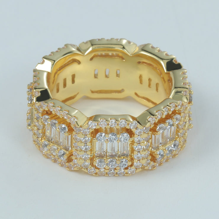 14K Gold Hip Hop Ring – Spaceice