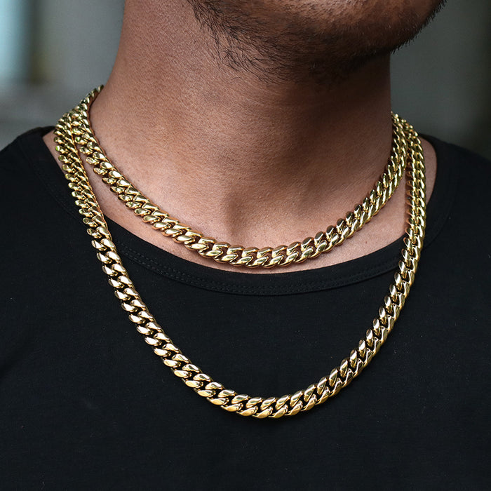 10MM Miami Cuban Link Set – Spaceice