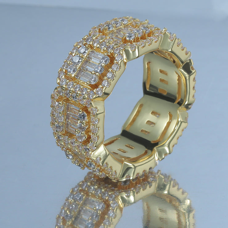 14K Gold Hip Hop Ring – Spaceice