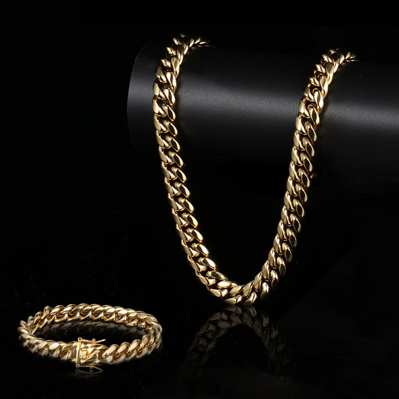 8MM Miami Cuban Link Set – Spaceice